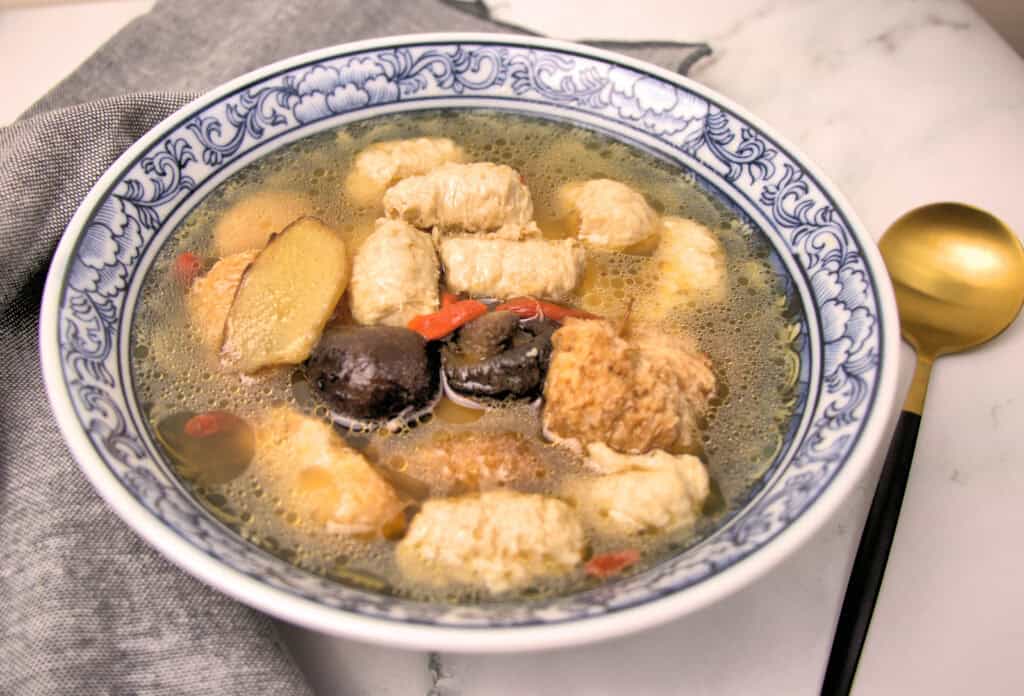 Sesame Oil Monkey Head Mushroom Soup | Albatross Meals